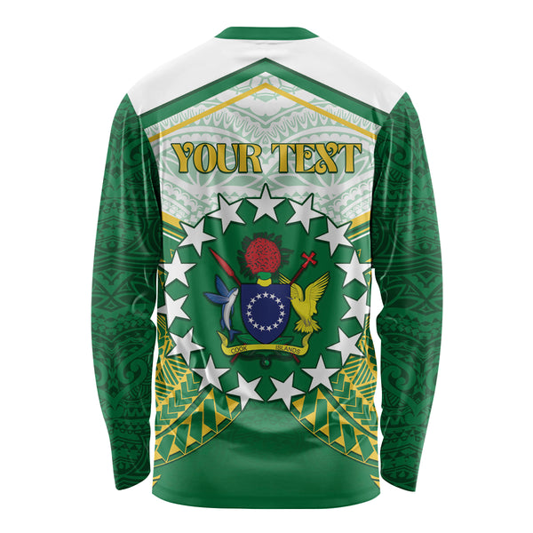 Personalised Cook Islands Ra o te Ui Ariki Long Sleeve Shirt Polynesian ...