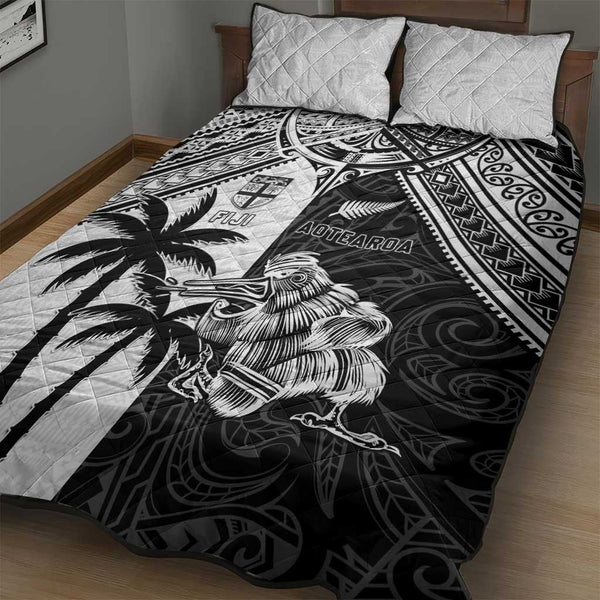 Home / Products / New Zealand And Fiji Rugby 2024 Quilt Bed Set Maori ...