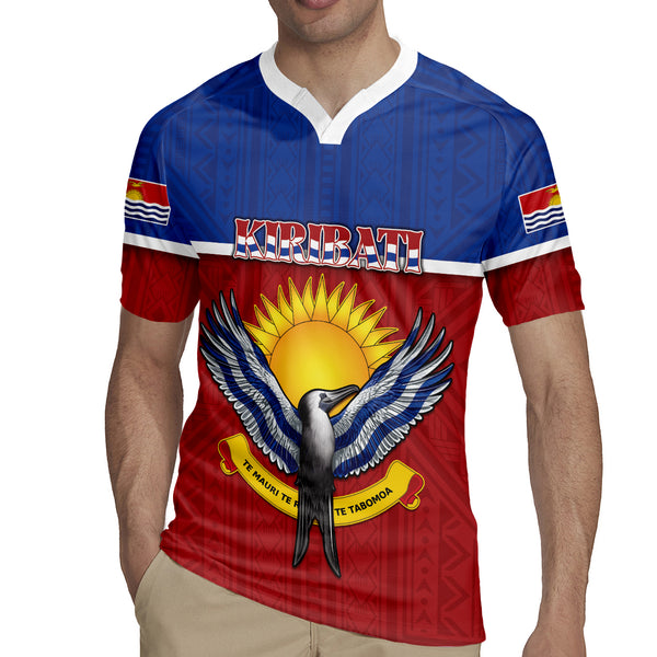 Kiribati 45th Independence Day Rugby Jersey Lesser Frigatebird Tribal ...