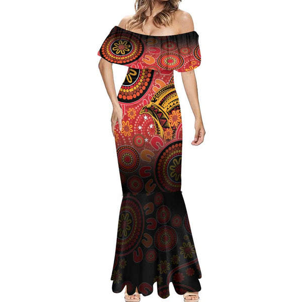 Papua New Guinea Mermaid Dress Birds Of Paradise With Aboriginal ...