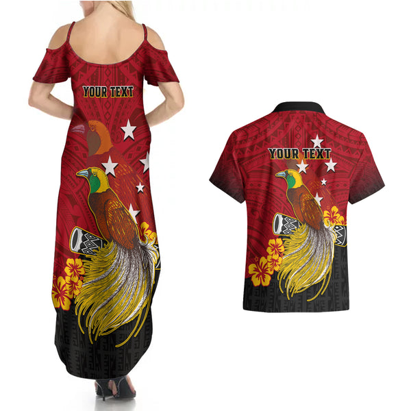 Personalized Papua New Guinea Couples Matching Summer Maxi Dress and ...
