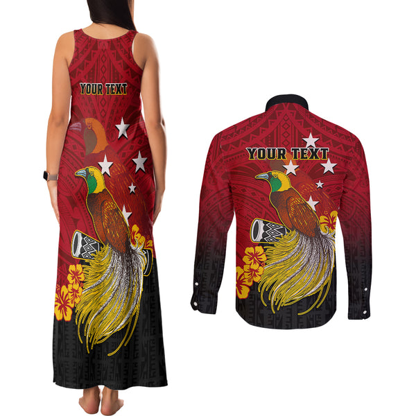 Personalized Papua New Guinea Couples Matching Tank Maxi Dress and Long ...