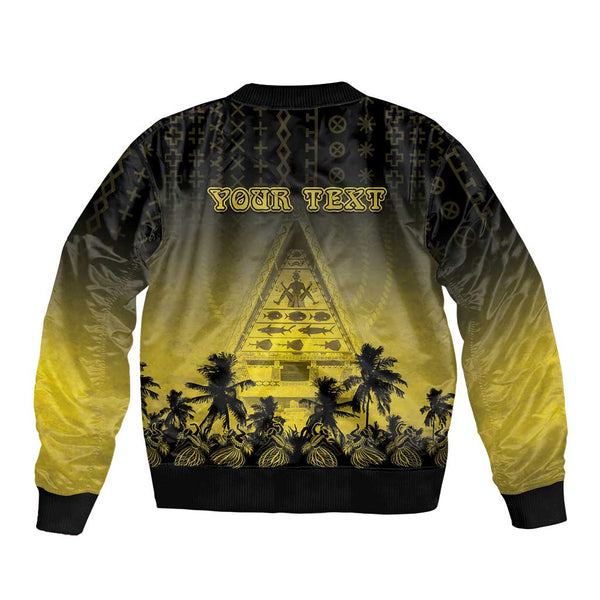 Personalised Palau Independence Day Bomber Jacket Palauan Tattoo ...
