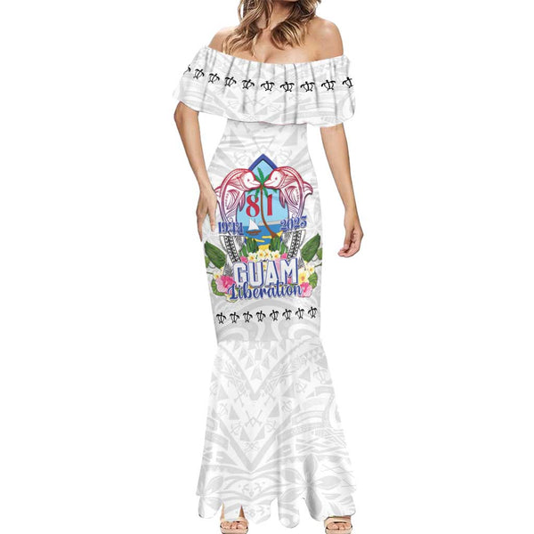 Guam Chamorro Liberation Day Mermaid Dress 80th Anniversary LT05