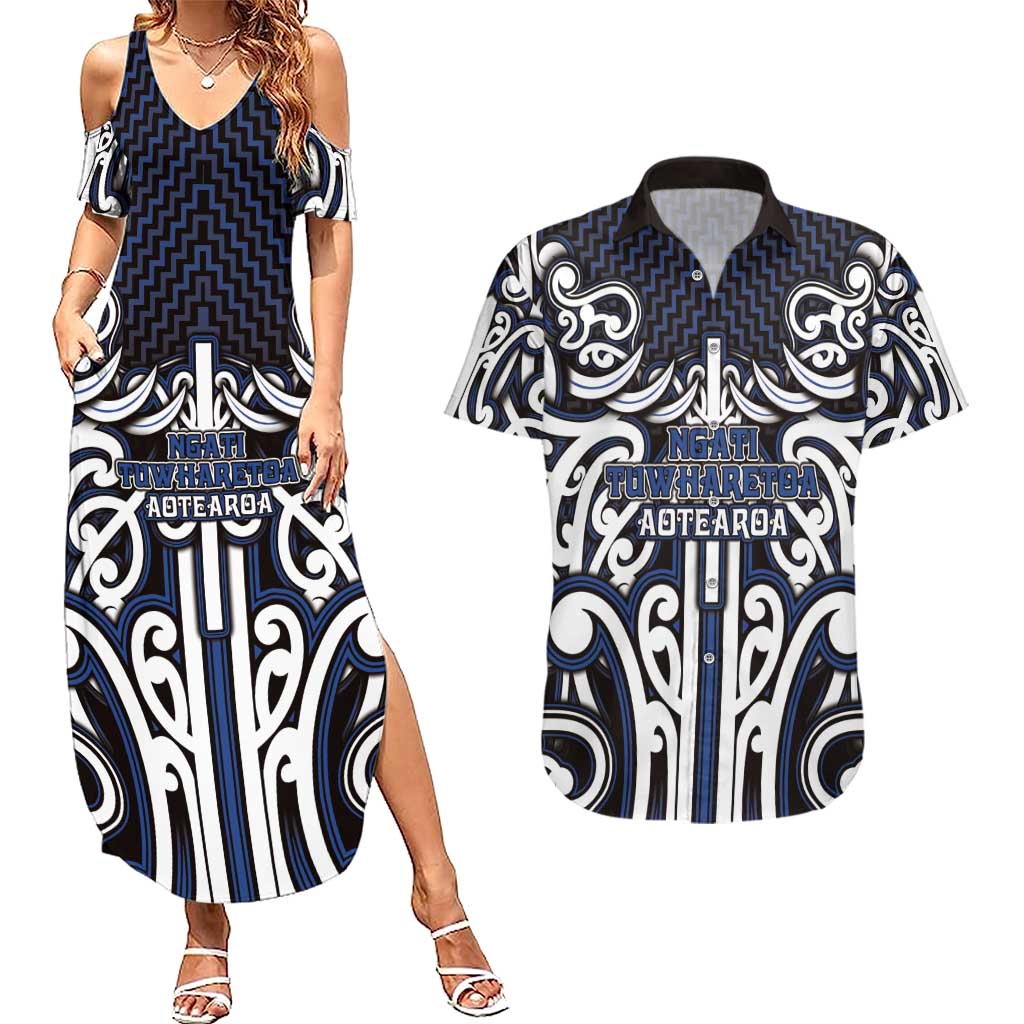 Custom Aotearoa Ngati Tuwharetoa Couples Matching Summer Maxi Dress and ...