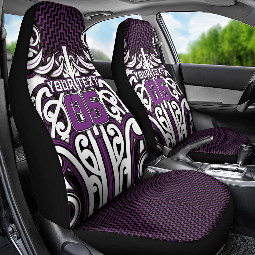 Custom Aotearoa Rangitane Car Seat Cover Maori Tribal Pattern Mix ...