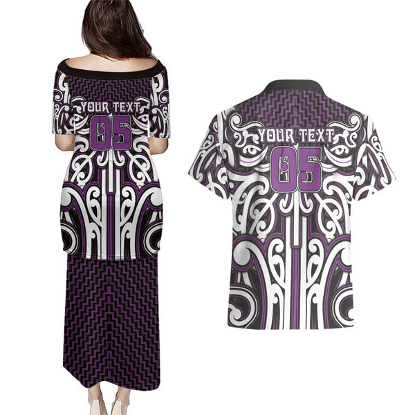 Custom Aotearoa Rangitane Couples Matching Puletasi and Hawaiian Shirt ...