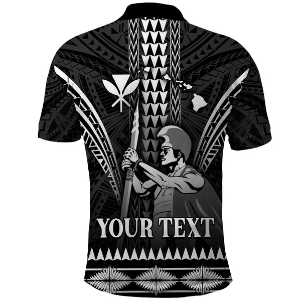 Personalised Hawaii Happy King Kamehameha Day Polo Shirt Kakau Pattern LT05