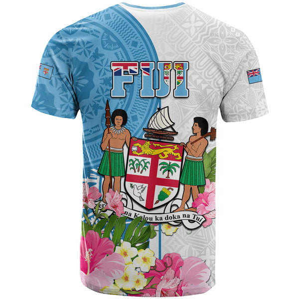 Fiji Day T Shirt Tanoa Hibiscus Fijian Tapa Masi Pattern LT05
