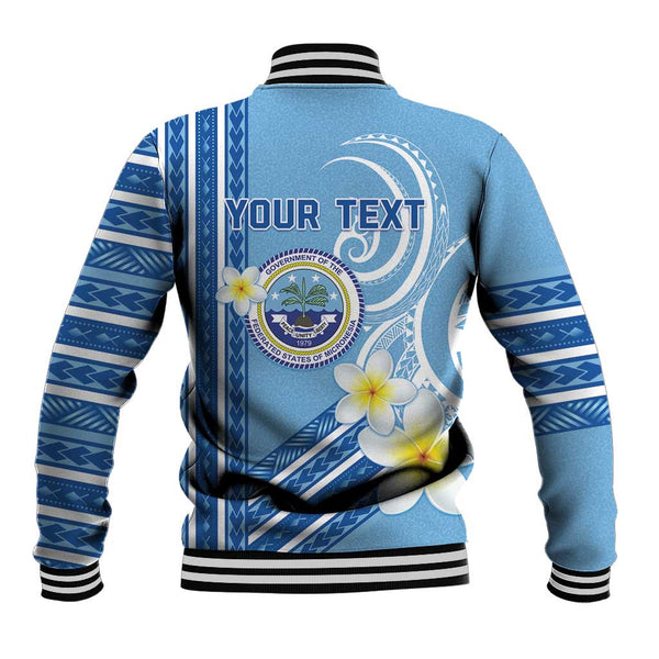 Personalised Federated States of Micronesia Baseball Jacket Happy 38th ...