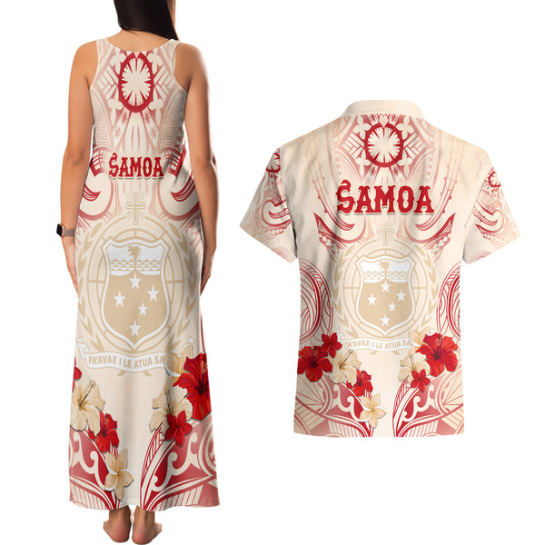 Siva Samoa Couples Matching Tank Maxi Dress and Hawaiian Shirt Samoan ...