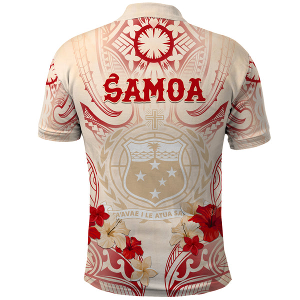 Siva Samoa Polo Shirt Samoan Taupou With Polynesian Pattern LT05