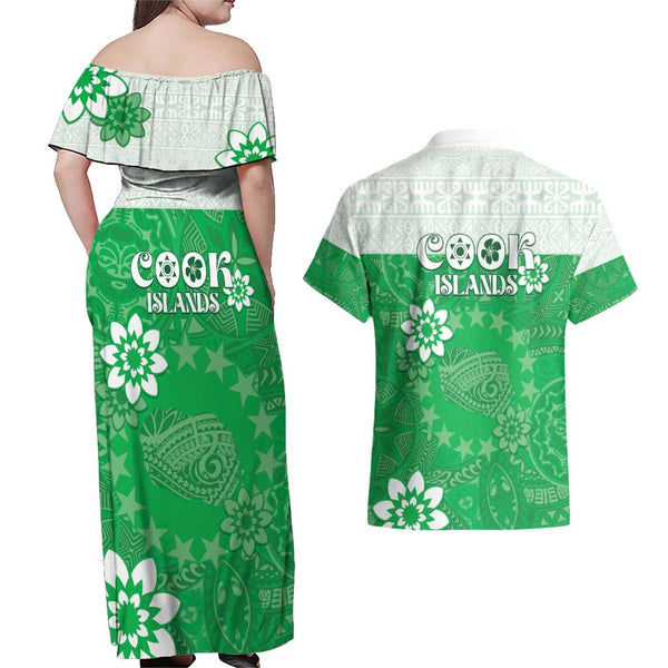 Cook Islands Maori Language Week Couples Matching Off Shoulder Maxi ...