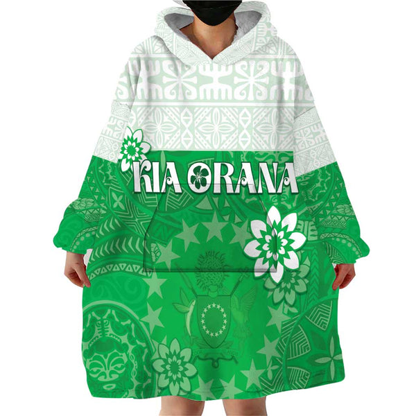 Cook Islands Maori Language Week Wearable Blanket Hoodie Pacific Tapa ...