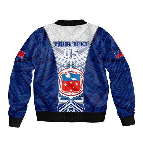 Custom Samoa Rugby Bomber Jacket 2023 Pacific Championships Polynesian ...