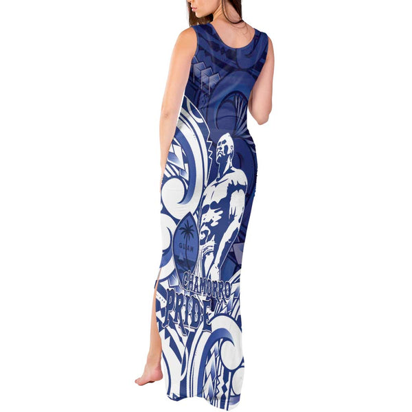 Guam Chief Kepuha Tank Maxi Dress Chamorro Pride LT05