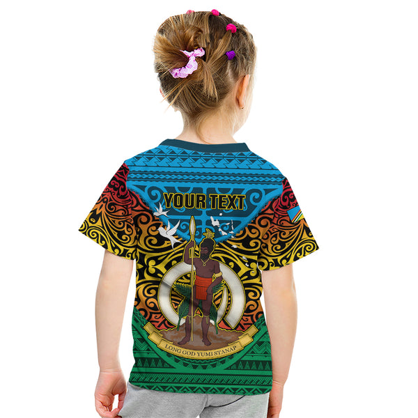 Personalized Vanuatu Torba Province Kid T Shirt Vanuatuan Coat Of Arms ...