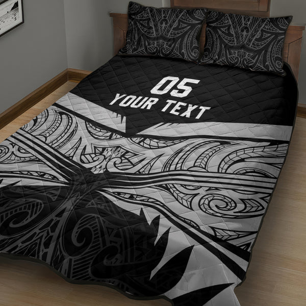 Custom New Zealand Cricket Quilt Bed Set Go Champions World Cup 2024 ...