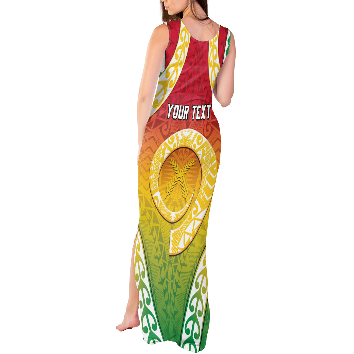 Personalised Vanuatu Tank Maxi Dress Proud To Be A Ni-Van With Tribal ...