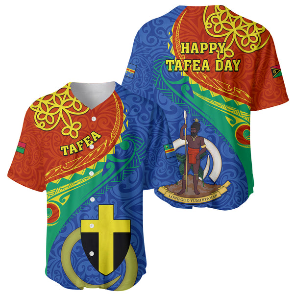 Tafea Day Baseball Jersey Sand Drawing Vanuatuan Pattern LT05
