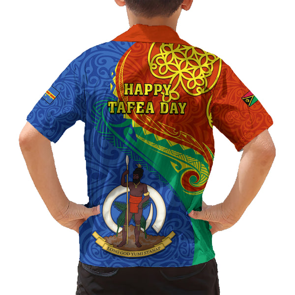 Tafea Day Kid Hawaiian Shirt Sand Drawing Vanuatuan Pattern LT05