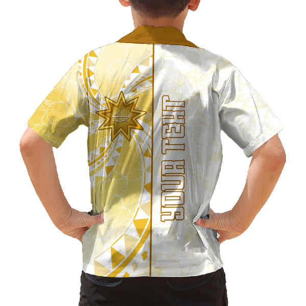Personalised Polynesia Kid Hawaiian Shirt Bahai Faith Symbol LT05