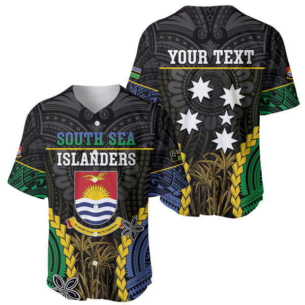 Personalised South Sea Islanders And Gilbert Islands Baseball Jersey ...