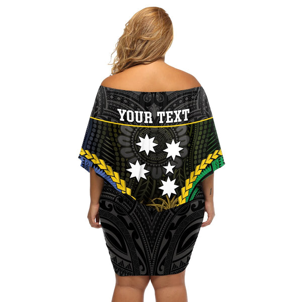 Personalised South Sea Islanders And Gilbert Islands Off Shoulder Short ...
