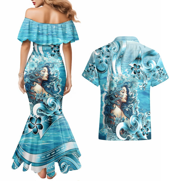 Hawaii Namaka Goddess Of The Sea Couples Matching Mermaid Dress and ...