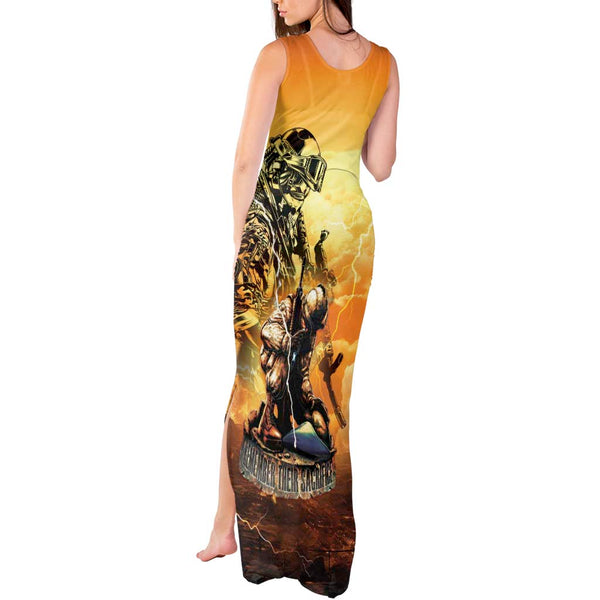 Hawaii Memorial Day Tank Maxi Dress Remember Their Sacrifice LT05