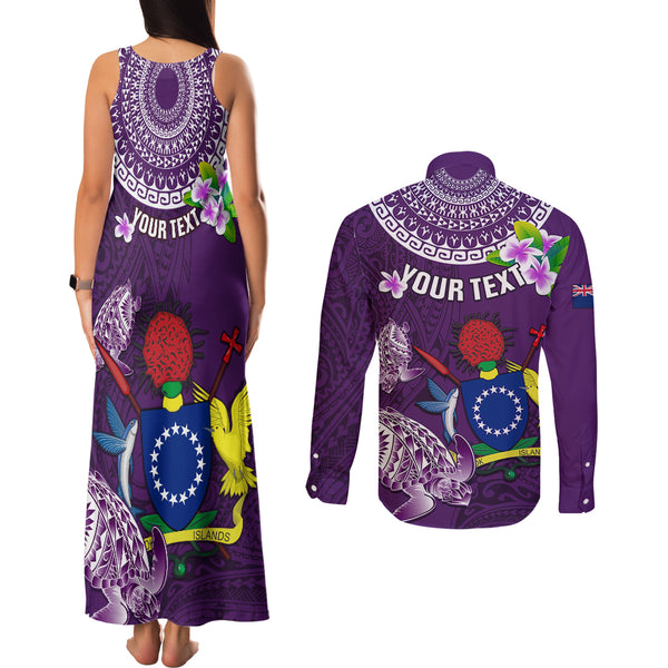 Personalized Cook Islands Rarotonga Couples Matching Tank Maxi Dress ...