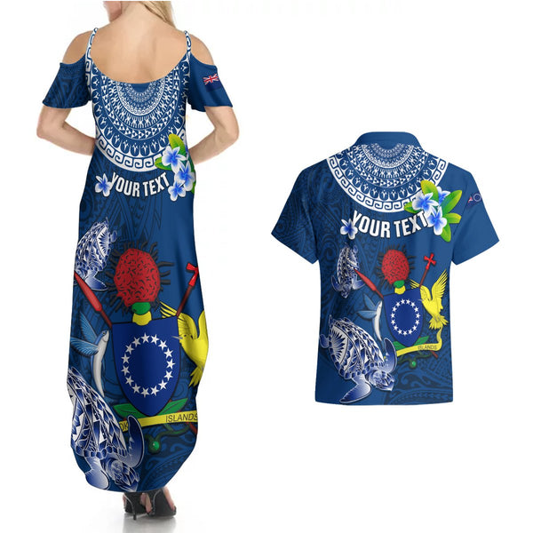Personalized Cook Islands Pukapuka Couples Matching Summer Maxi Dress ...