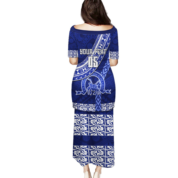Custom Queen Salote College Puletasi Tongan Kupesi Pattern LT05