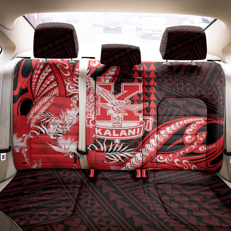 Hawaii Kalani High School Back Car Seat Cover Tribal Tattoo With ...
