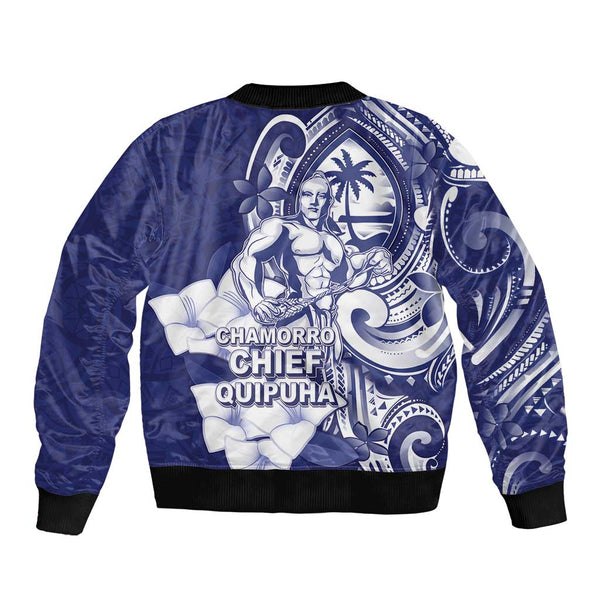 Guam Chief Quipuha Bomber Jacket Polynesian Pattern With Guasali ...