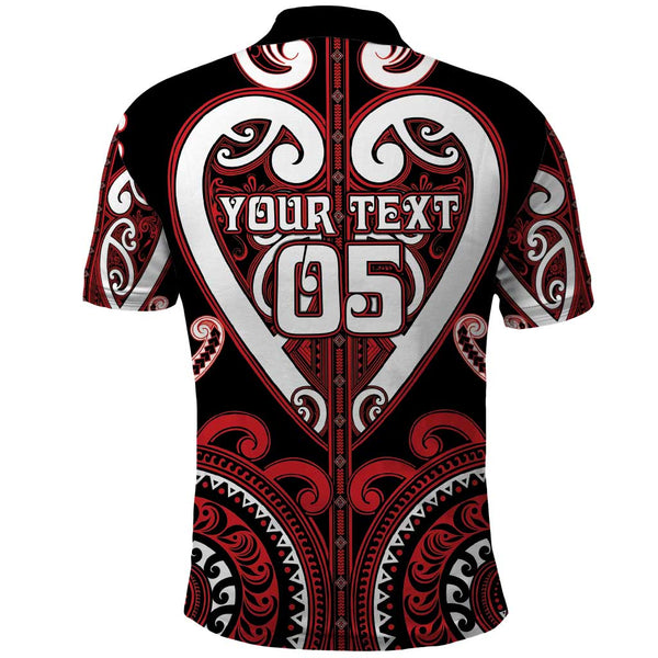Custom Aotearoa Ngapuhi Polo Shirt Maori Tribal Pattern LT05