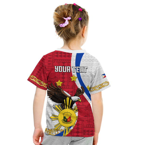 Personalized Philippines Kid T Shirt The Eight-Rayed Sun Bald Eagle ...