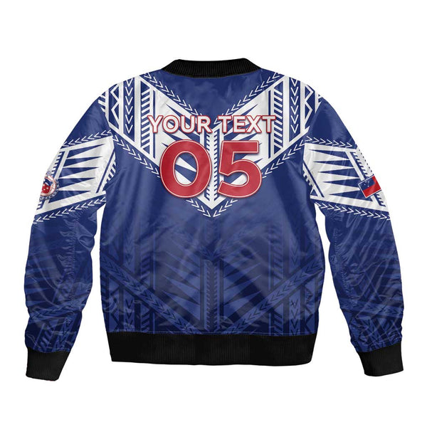 Super Toa Samoa Rugby Custom Bomber Jacket Warrior Spirit LT05