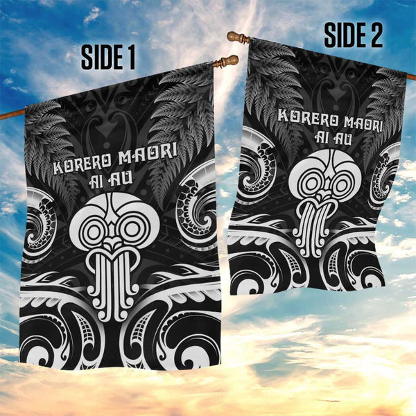 New Zealand Te Reo Maori Garden Flag Korero Maori Ai Au LT05