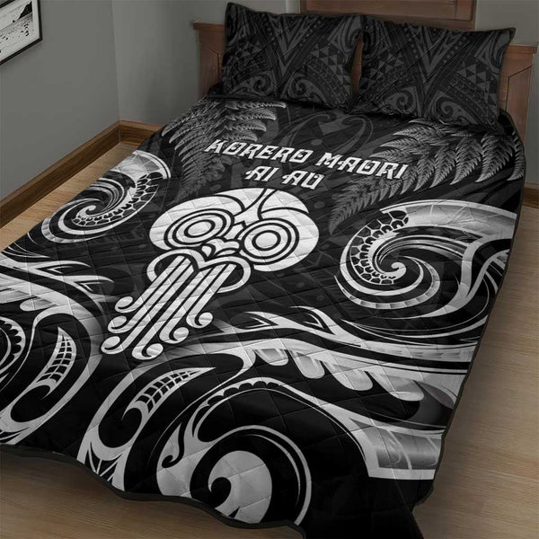 New Zealand Te Reo Maori Quilt Bed Set Korero Maori Ai Au LT05