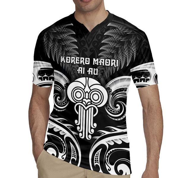 New Zealand Te Reo Maori Rugby Jersey Korero Maori Ai Au LT05