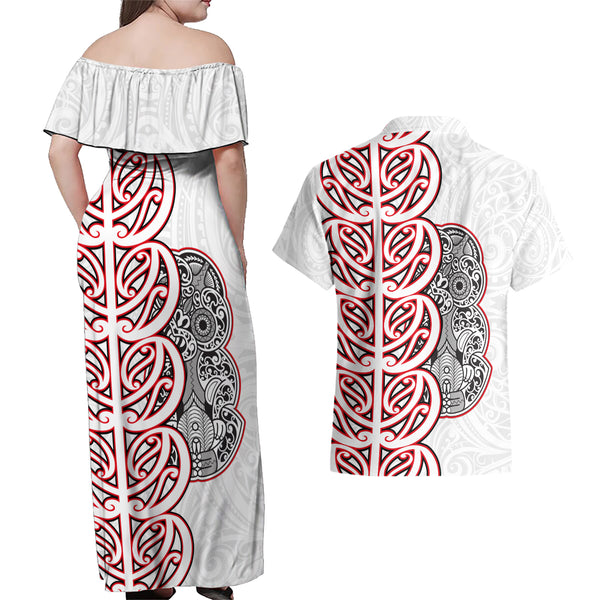 Aotearoa New Zealand Couples Matching Off Shoulder Maxi Dress and ...