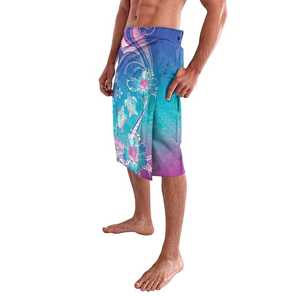 Polynesia Sea Turtle Couple Lavalava Love Is Life LT05