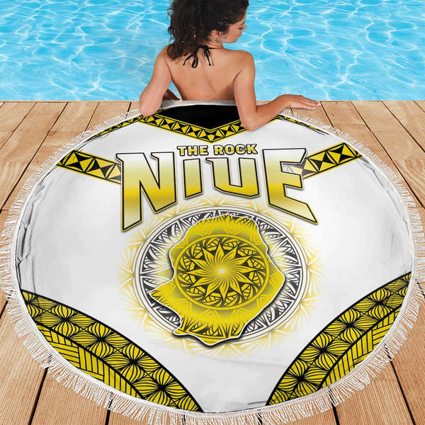 Niue The Rock Of Polynesia Beach Blanket Peniamina Gospel Day Yellow ...