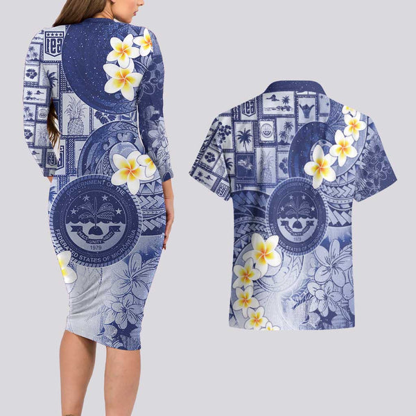 Federated States Of Micronesia Christmas Couples Matching Long Sleeve ...