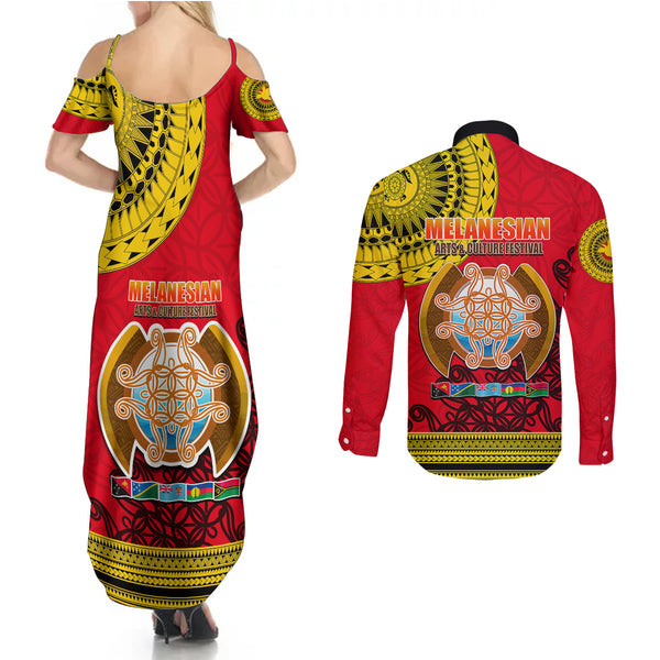 Papua New Guinea Couples Matching Summer Maxi Dress and Long Sleeve ...