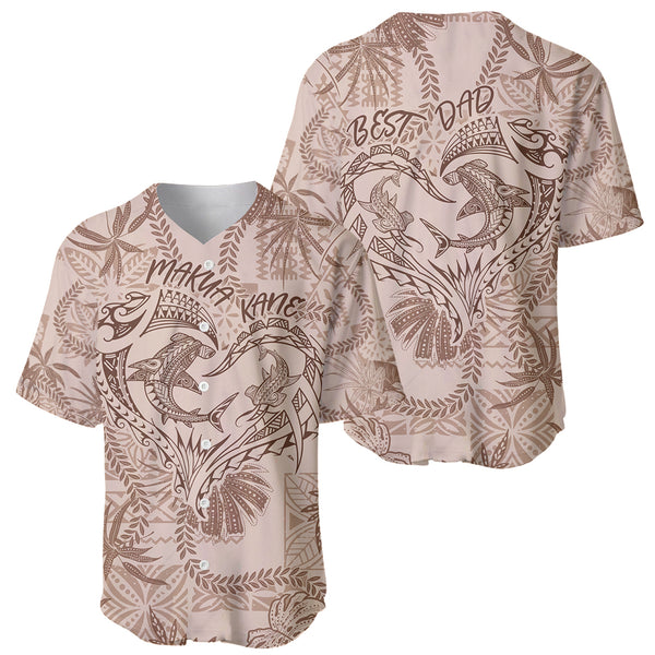 Hawaii Father's Day Vintage Lei Baseball Jersey Hauoli la Makuakane ...