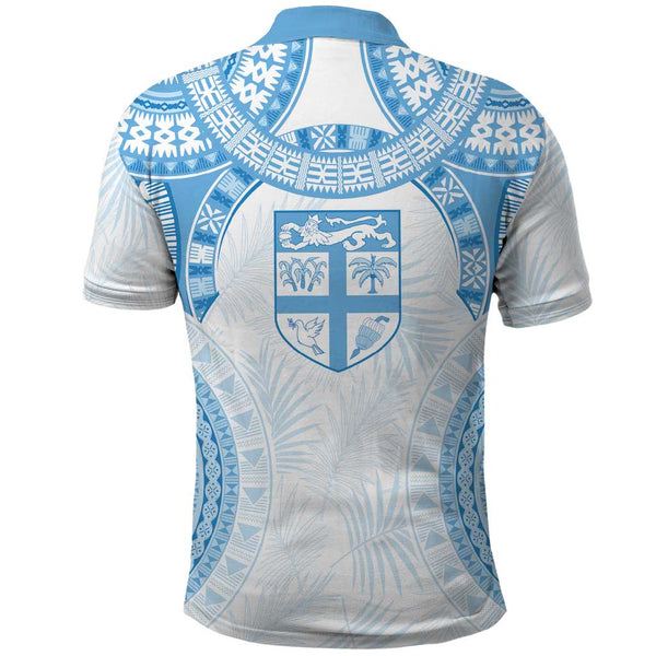 Bula Fiji Day 55th Anniversary Masi Tapa Polo Shirt Emerald Jubilee ...