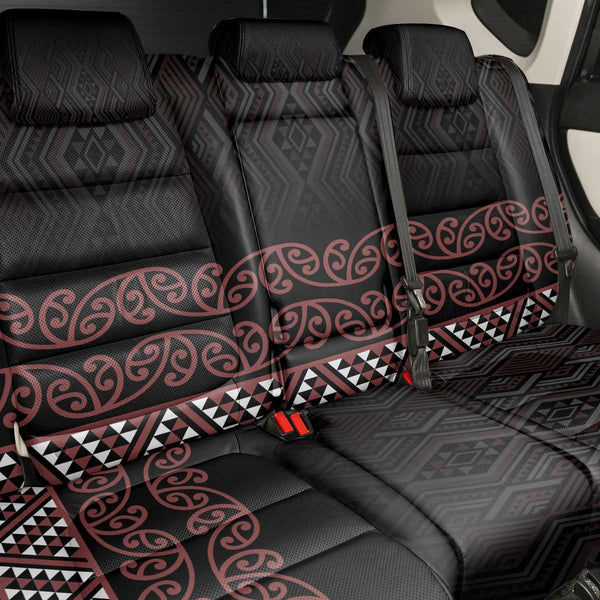 Maori Taniko Patterns Back Car Seat Cover Brown Niho Taniwha Mix ...