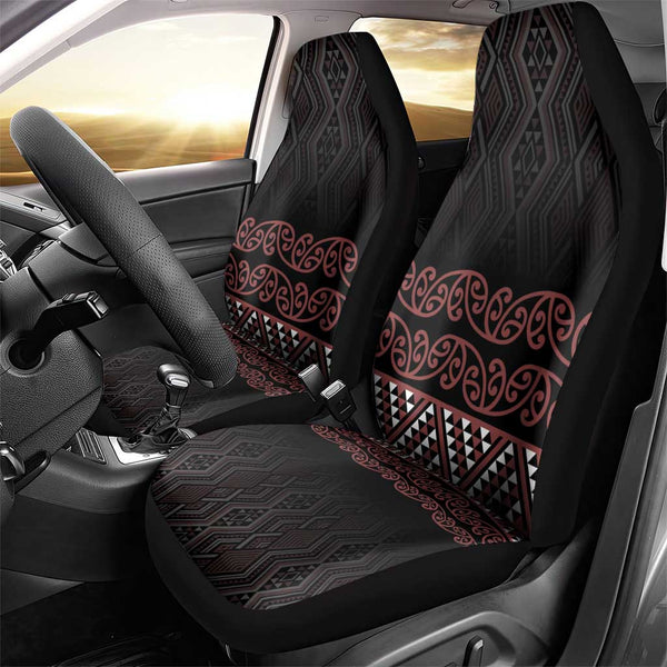 Maori Taniko Patterns Car Seat Cover Brown Niho Taniwha Mix Paatiki ...